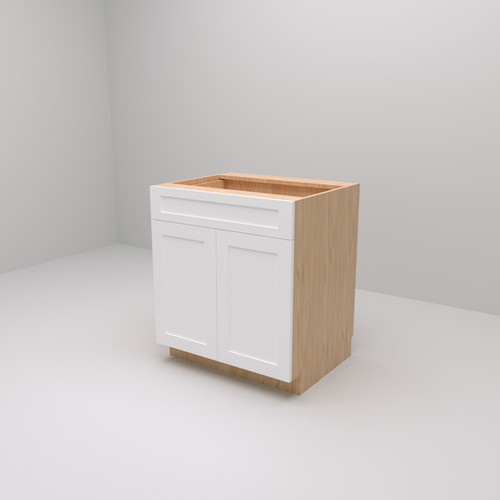 Vanity Sink Base Cabinet 2 Doors 1 False Drawer | Luxor Cabinet