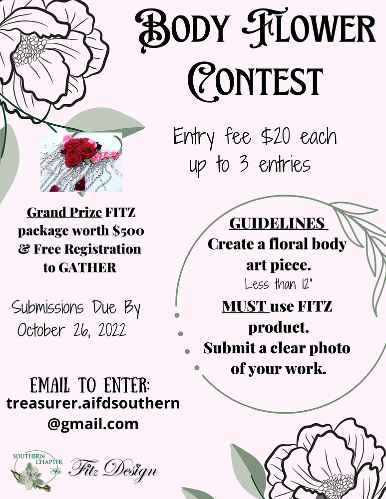 Join our Body Flower Contest!