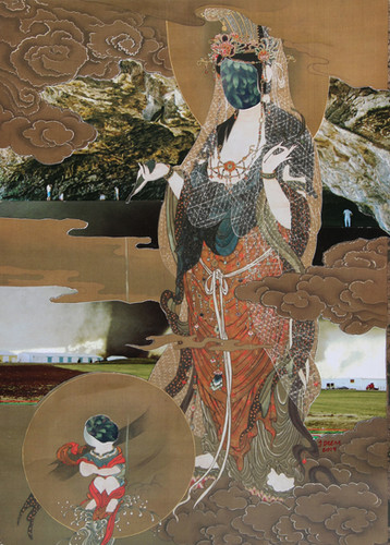 "Chaos and Order of Gaia" Mixed media Collage | tylerdeem