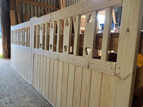 Wooden Driveway Gates Near Me. Design: The Clover Gates. | Gates Near Me