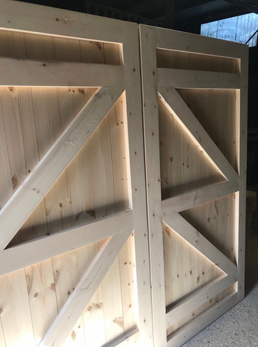 Wooden Driveway Gates Flat Top Flat Bottom. The Grange Gate. | Gates ...