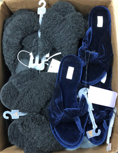 Case Lot of Slippers - 27 Units - Shelf Pulls - Manifested ...