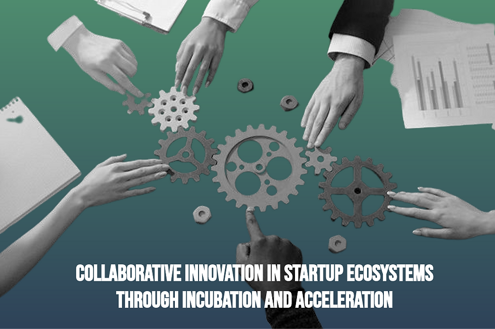 Collaborative Innovation in Startup Ecosystems Through Incubation and ...