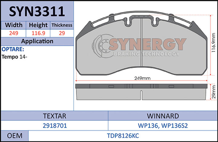 New to Range; CV Brake Pads (February 2020)
