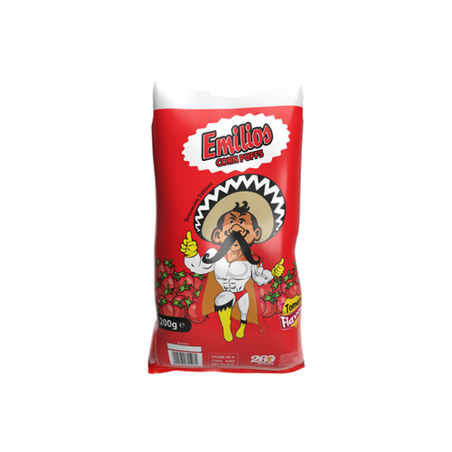Emilios Corn Puffs Tomato 200g | Buy Online in South Africa