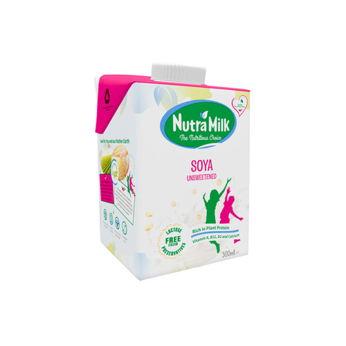 NutraMilk Soya Unsweetened 500ml | Buy Online in South Africa