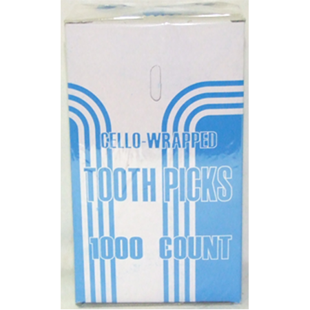 B&S D/P Individually Wrapped Plain Toothpicks | B&S Agencies