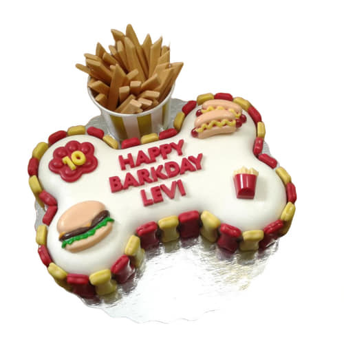 Grain Free Theme Dog Bone Cakes | planet-pup