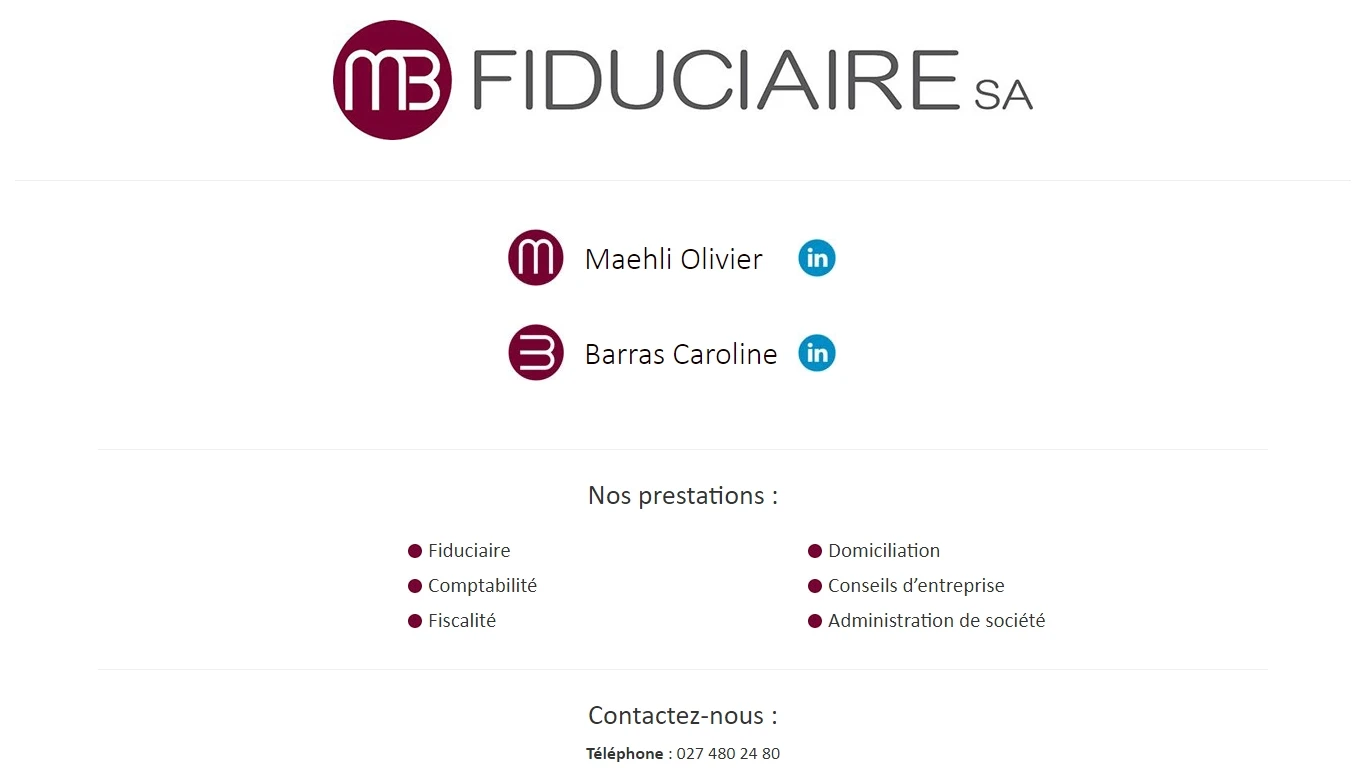 Les 15 Meilleures Fiduciaires en Valais