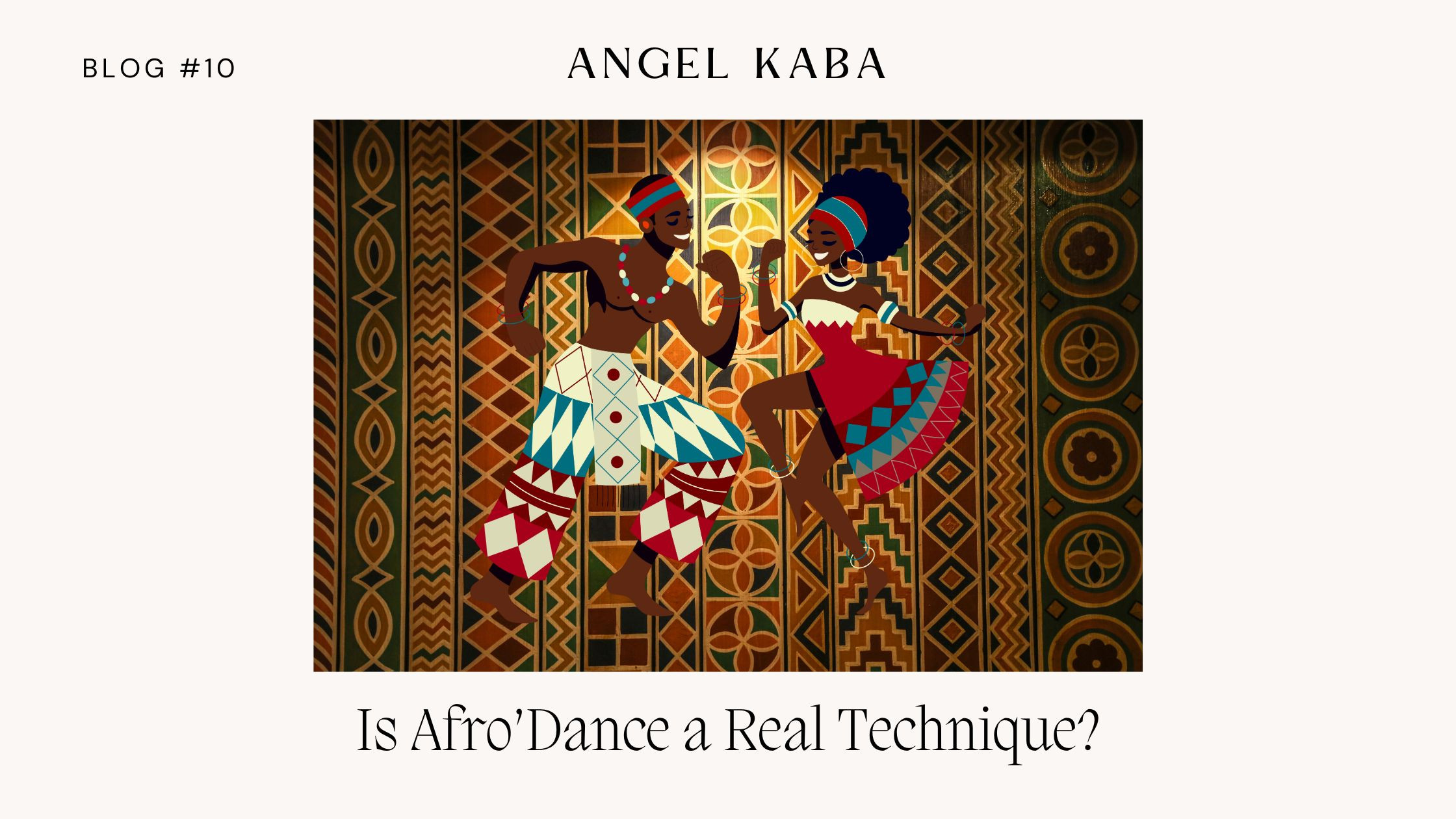 Is Afro’Dance a Real Technique?