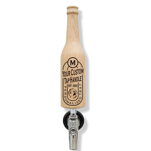 Beer Tap Handle Bottle Shape Custom Personalized Logo | oakvilleshop
