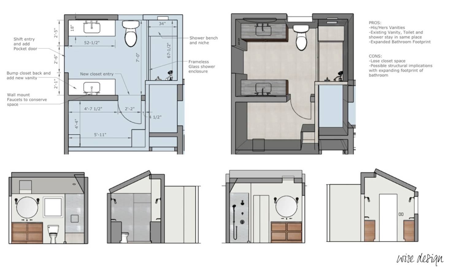 Project Reveal: NW Nob Hill House Primary Bathroom & Bedroom