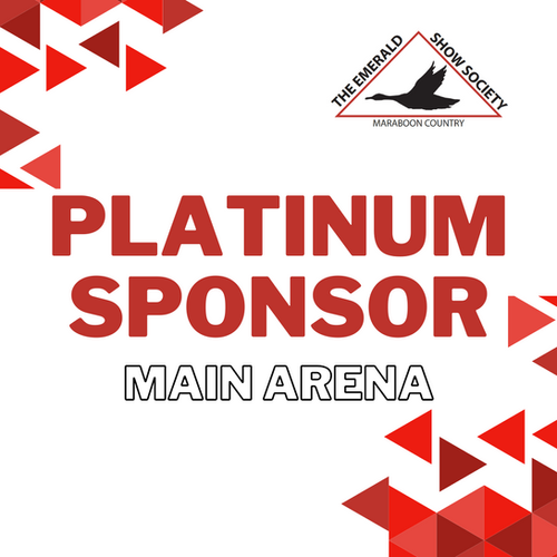 Platinum Sponsor - Main Arena Sponsor | Emerald Show Society