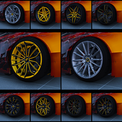 Concave Wheels Pack 1 | Capone Designs