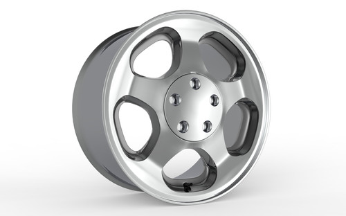 Ford Mustang 2000 tri spoke wheel 3D Model | Capone Designs