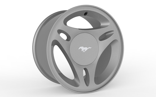 Ford Mustang 2000 tri spoke wheel 3D Model | Capone Designs