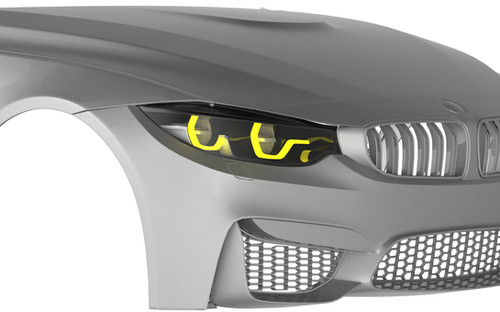 Headlights Angel BMW M3 F80 2018 3D Model | Capone Designs