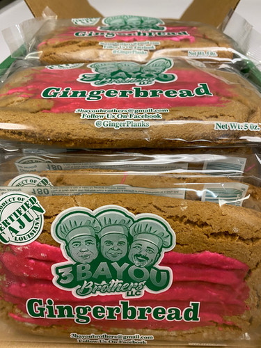 Gingerbread Planks (Box of 6) | 3 Bayou Brothers