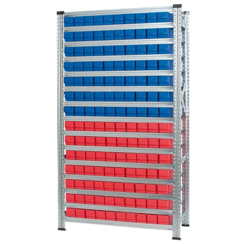 Regal mit Boxen | gewe LagerTec