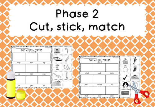 Phase 2 - Cut, Stick, Match