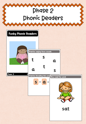 Phase 2 Phonic Readers | FunkyPhonics