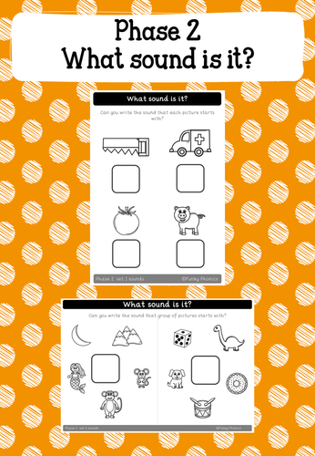 Phase 2 - What sound is it? | FunkyPhonics