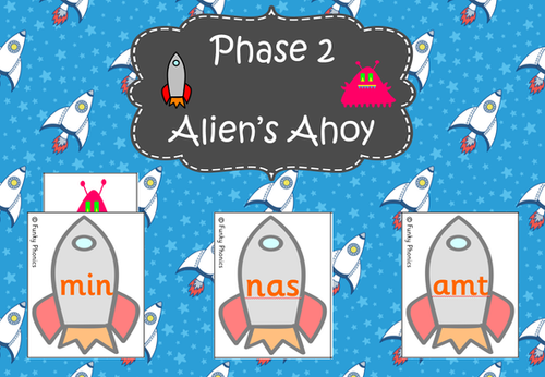 Phonics Screening - Phase 2 Aliens Ahoy | FunkyPhonics