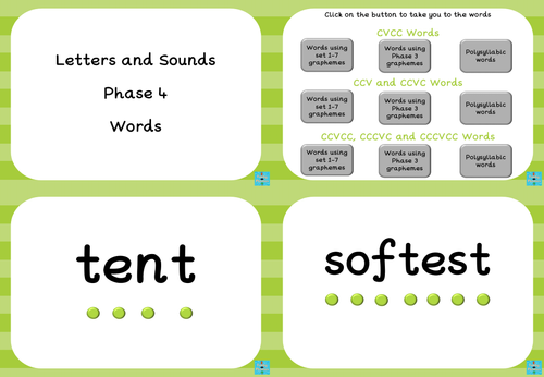 Phase 4 - Words | FunkyPhonics