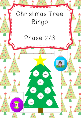 Christmas Themed - Phase 2 Christmas Tree Bingo