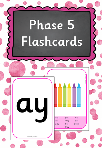 Phase 5 - Flashcards | FunkyPhonics