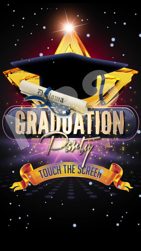 Graduation Start Screen | PhotoBoothAnimations
