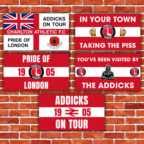Charlton Athletic Bundle (Pack of 25,50,100) | Football Stickers