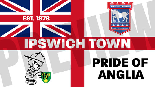 Ipswich Town Flag - 5x3ft | Football Stickers