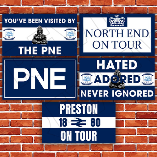 Preston North End Bundle (Pack of 25,50,100) | Football Stickers