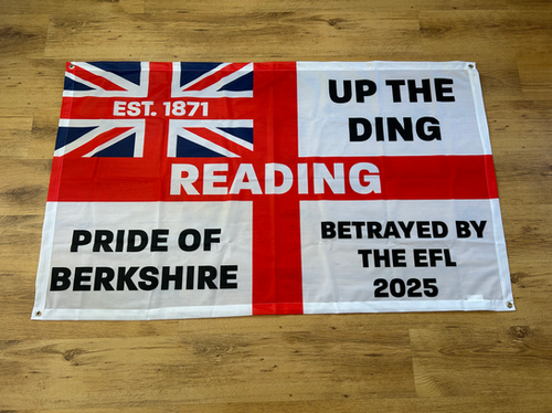 Reading Flag - 5x3ft | Football Stickers