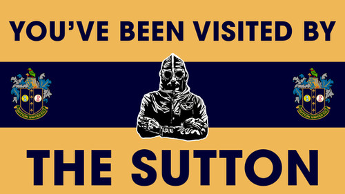 Sutton VISITED BY | Football Stickers