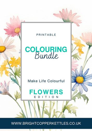Adult Colouring Bundle - Flower Edition | BCKuk