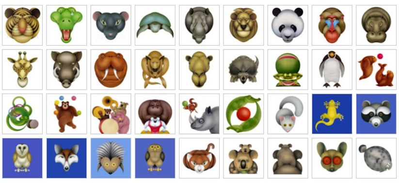 Les animaux compassés: