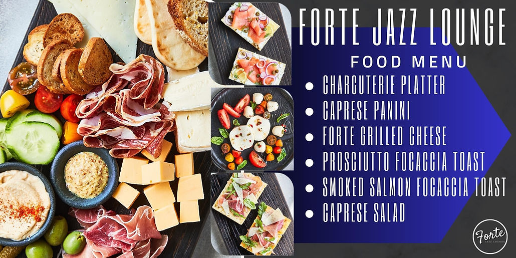 Forte Food Menu | Forte Jazz Lounge