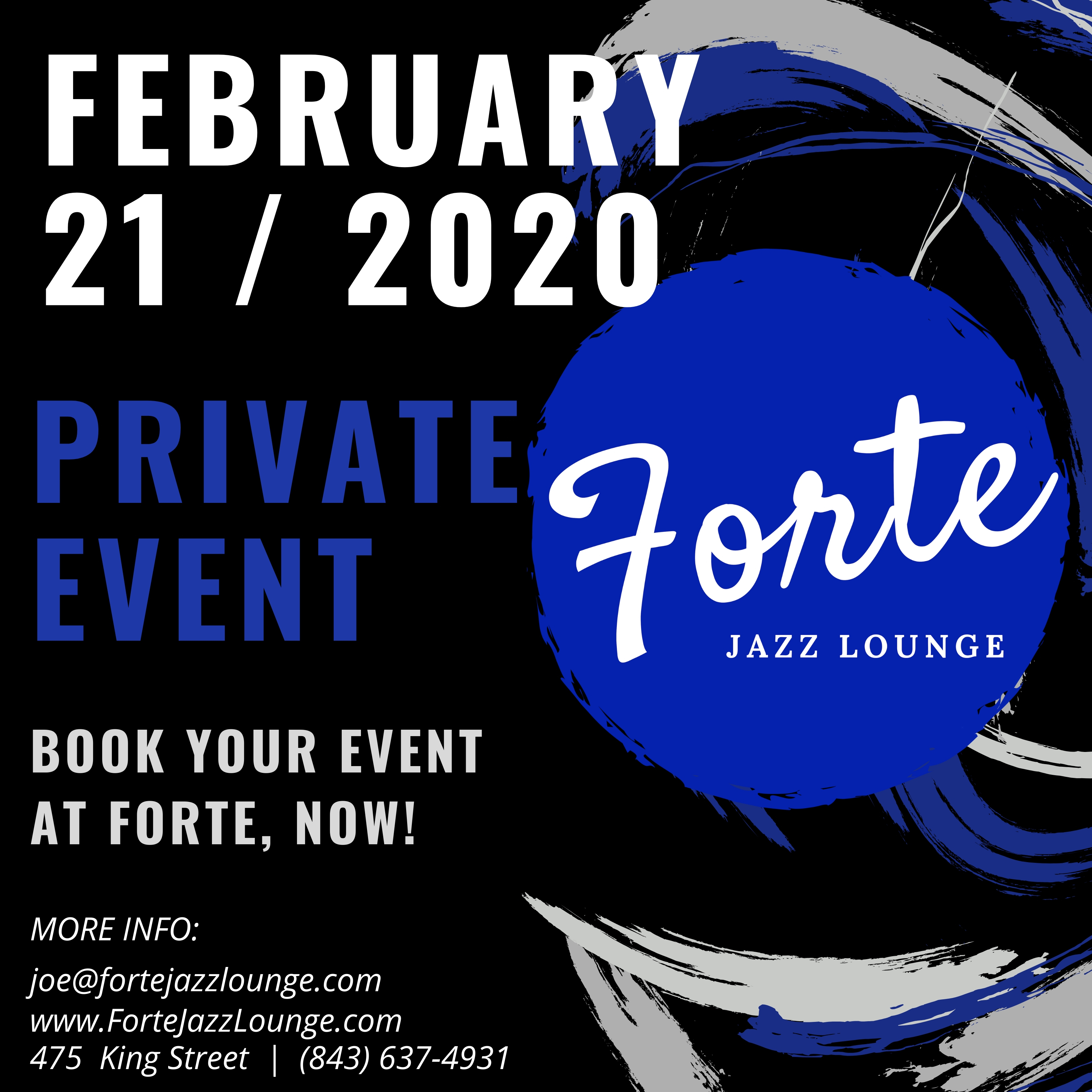 Private Event : Book Yours Today