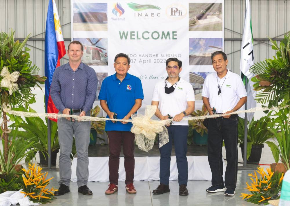 INAEC Inaugurates 2nd El Nido Hangar | INAEC Aviation Corporation ...