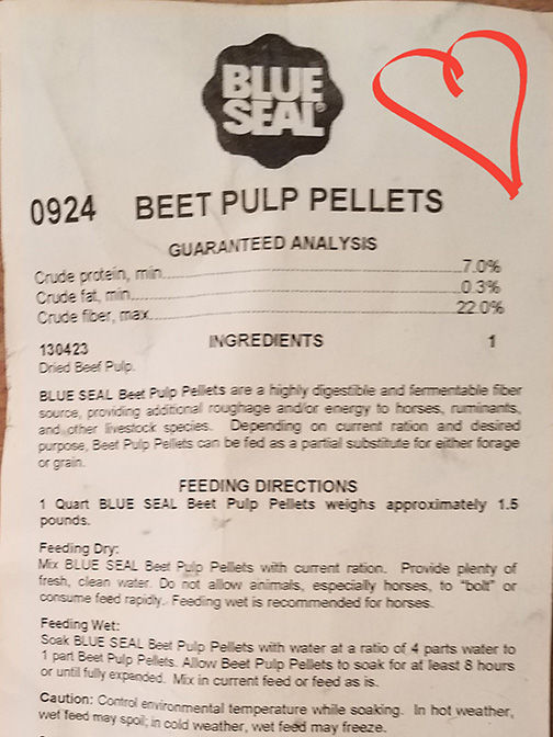 Beet Pulp Love