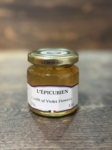 L'Epicurien Violet Flower Confit | Laliberté Cheese
