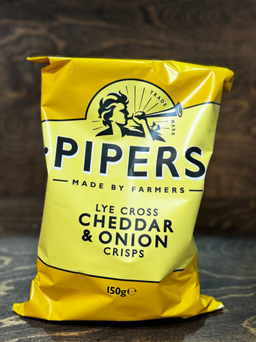 Pipers Crisps Lye Cross Cheddar and Onion | Laliberté Cheese