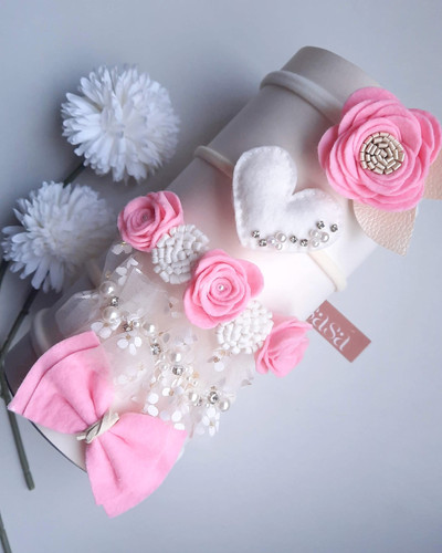 Set Rosa | Cintillos para bebés