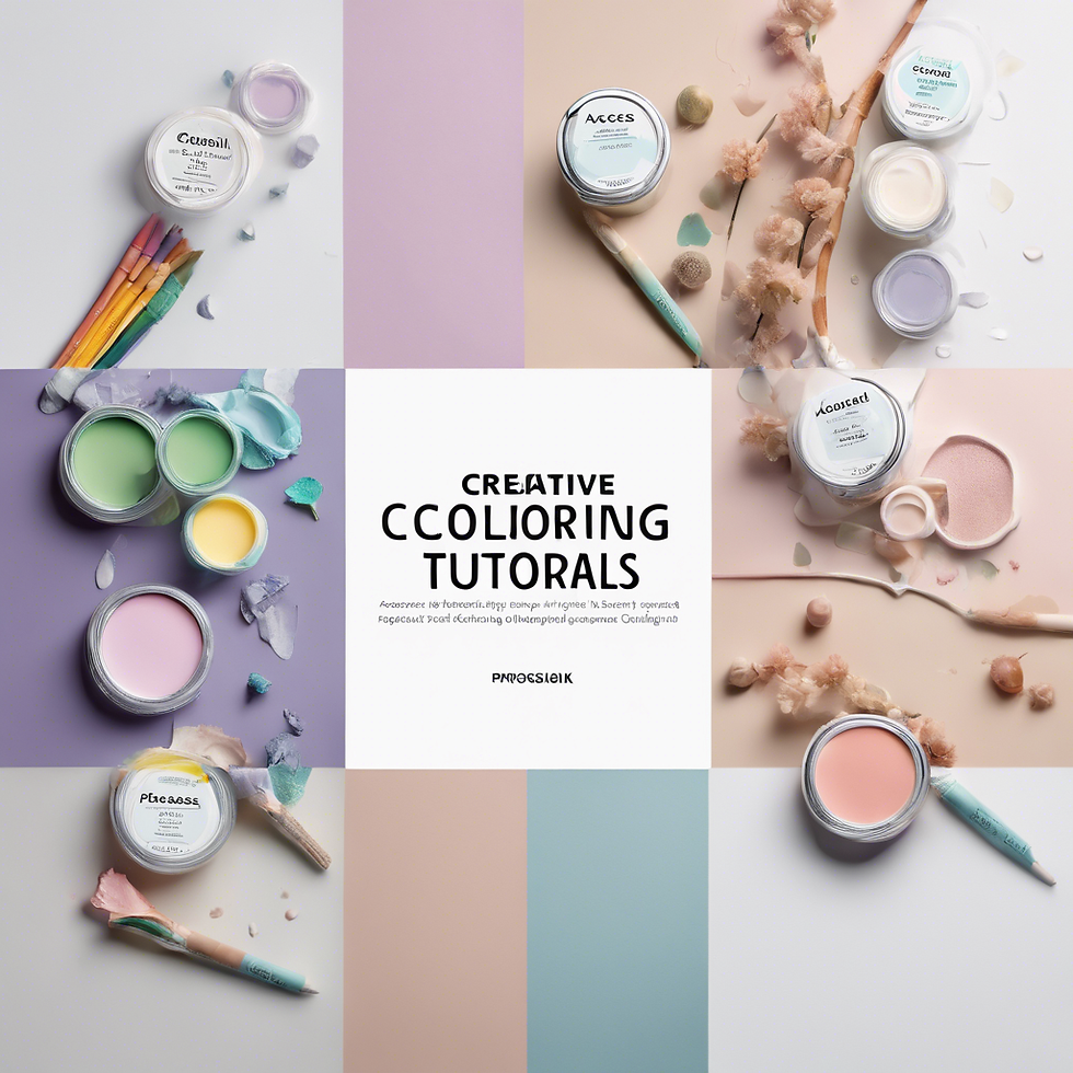 Creative Coloring Tutorials | VIP Coloring Book Cl