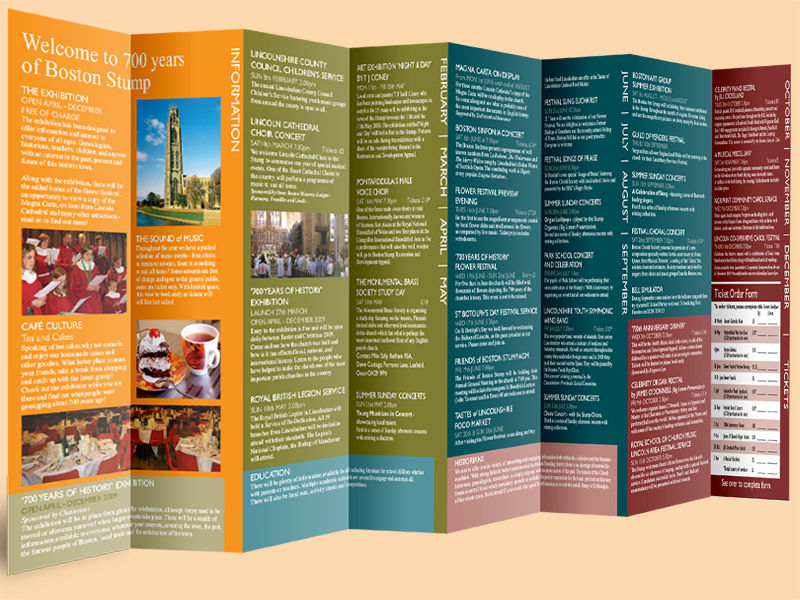 In Sync Design bespoke leaflet, flyer design, Lincolnshire