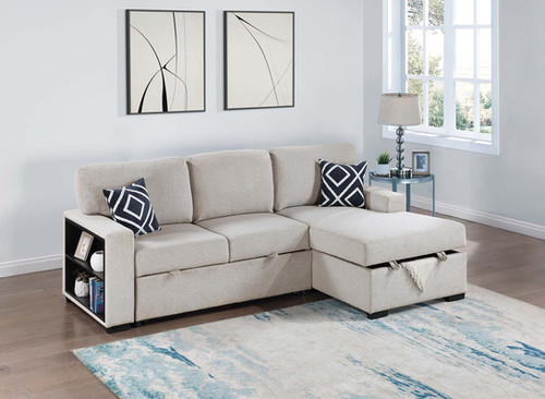 Shepy Seccional Sofá Cama (Portavasos) | Elite Furniture Tj M