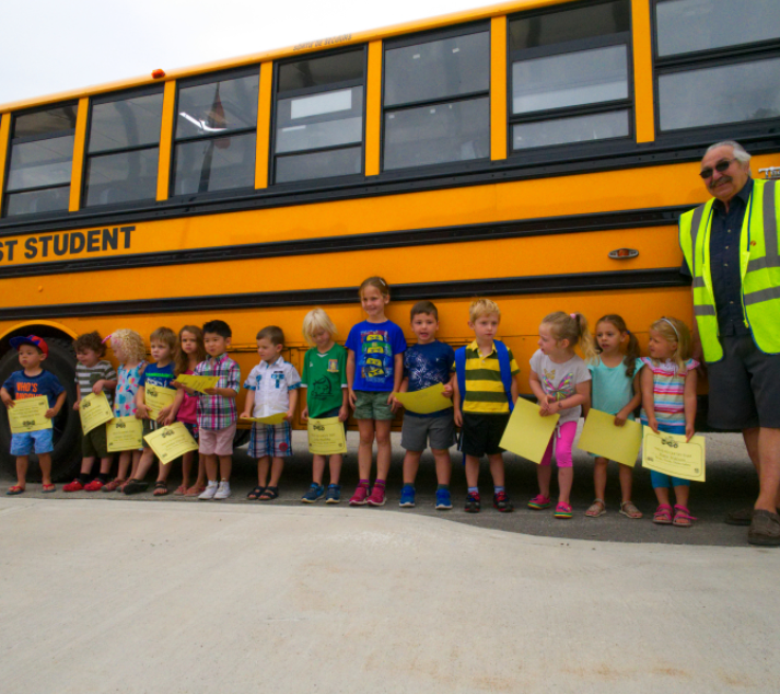 First students learn bus safety with First Student