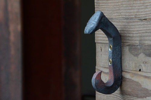 Forged Railroad Spike Hook | Menard Metal Craft